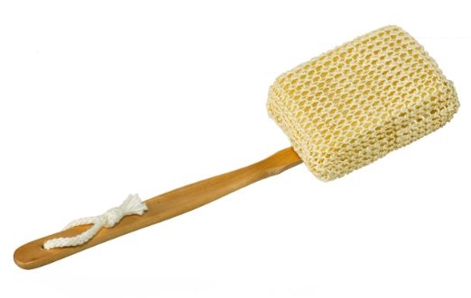 Long Handled Sisal Back Scrubber